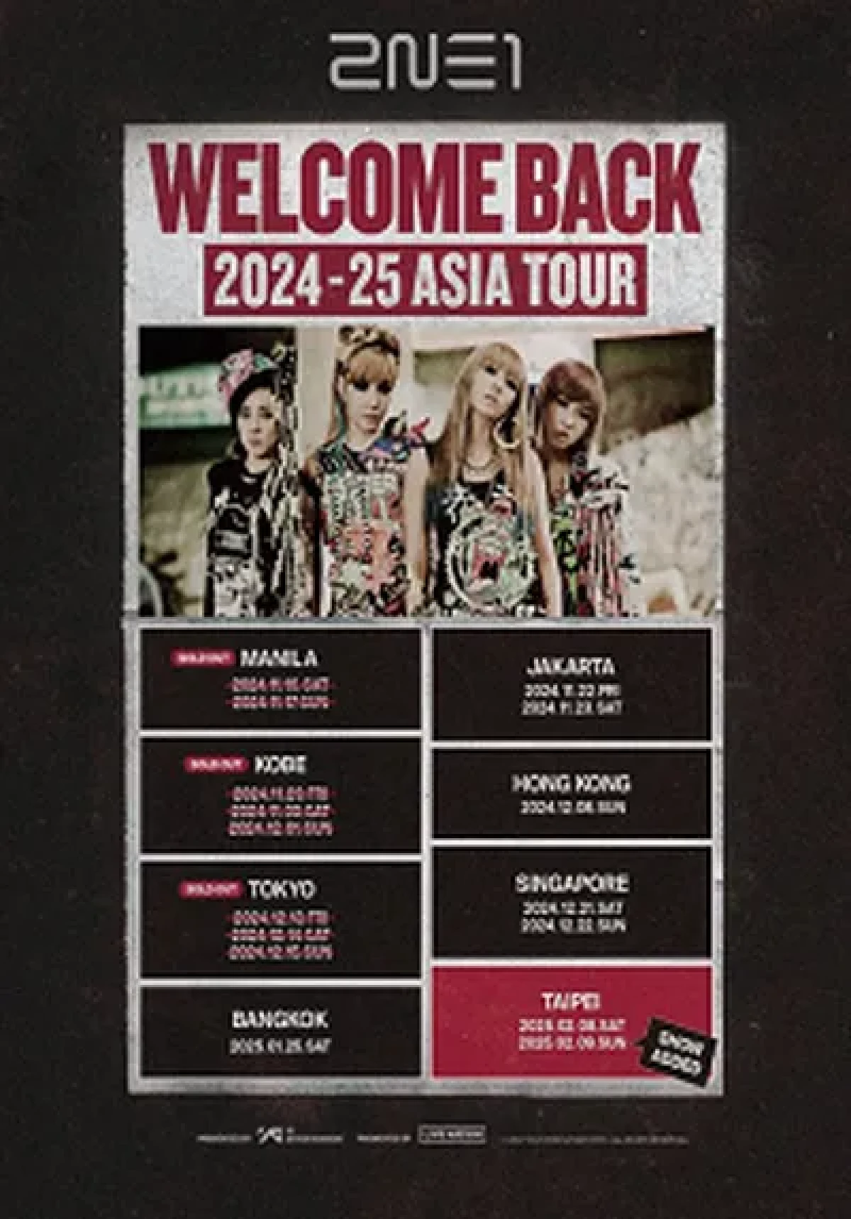 2024-25 2NE1 CONCERT [WELCOME BACK] IN BANGKOK (2025.01.25) - StagePick